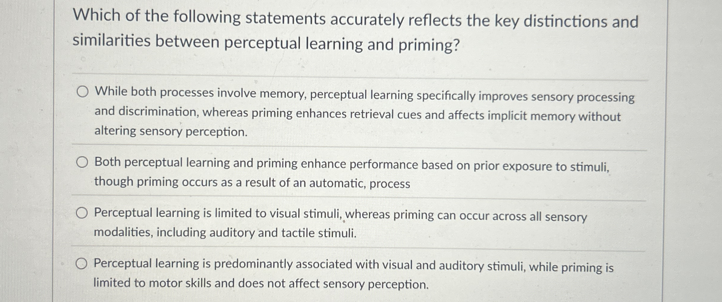 Solved Which of the following statements accurately reflects | Chegg.com