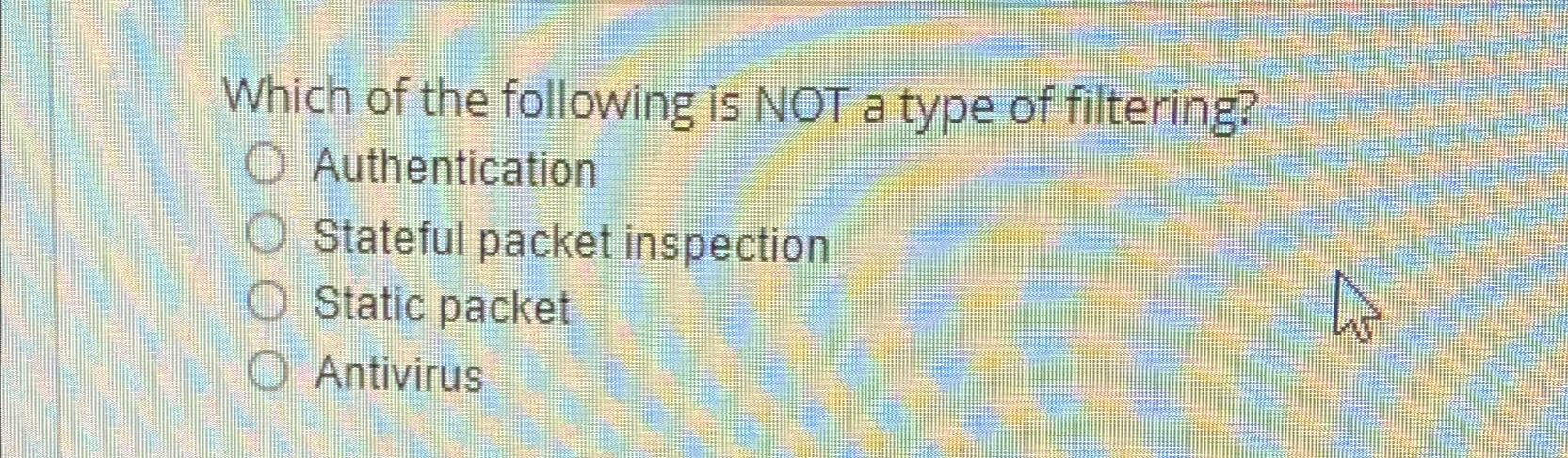Solved Which of the following is NOT a type of | Chegg.com