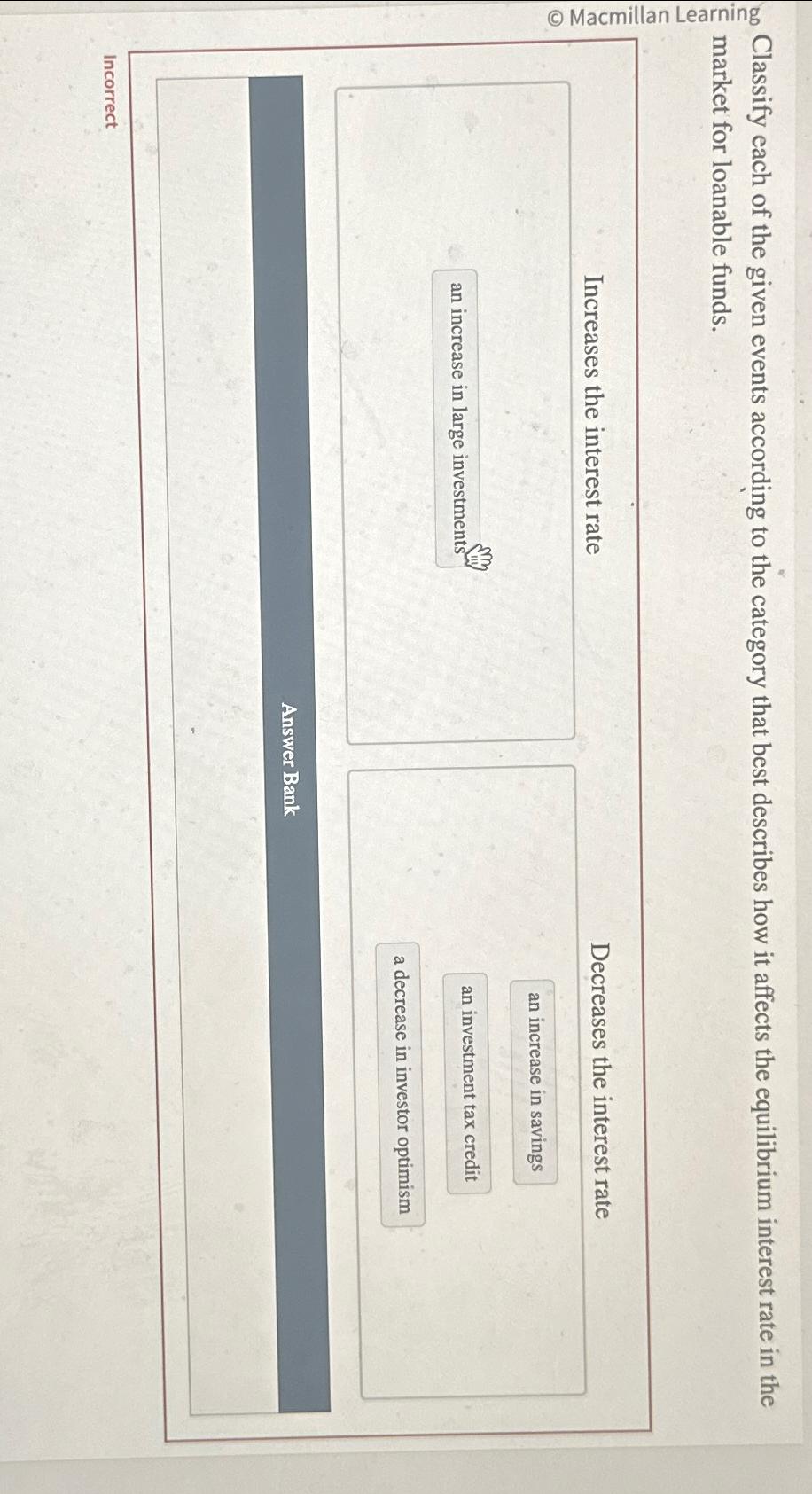 Solved Classify each of the given events according to the | Chegg.com