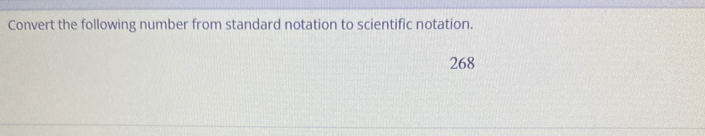 Solved Convert the following number from standard notation | Chegg.com