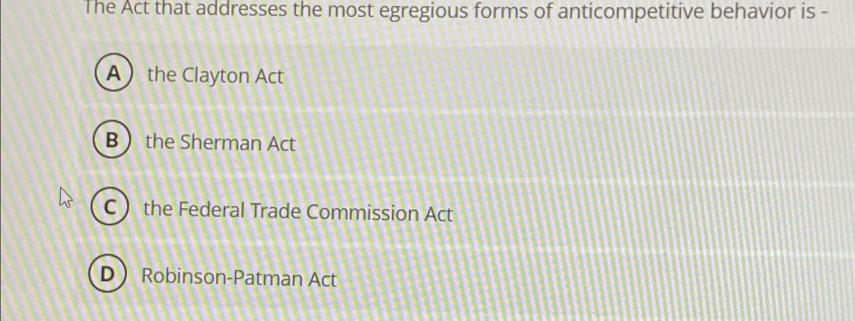 Solved The Act that addresses the most egregious forms of | Chegg.com