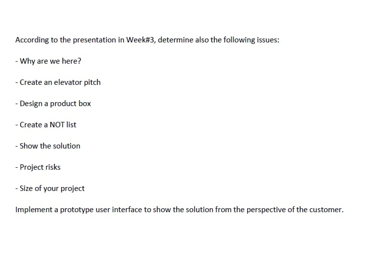 Solved Planning Phase of Your ProjectCreate product backlog, | Chegg.com