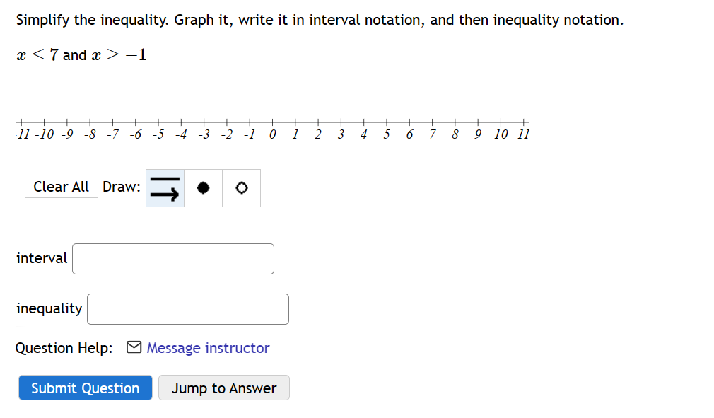 Solved Simplify the inequality. Graph it, ﻿write it in | Chegg.com