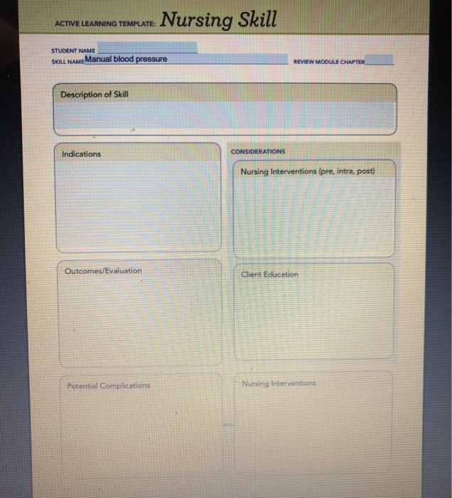 Active Learning Template Nursing Skill Form 3cane Active Learning Vrogue