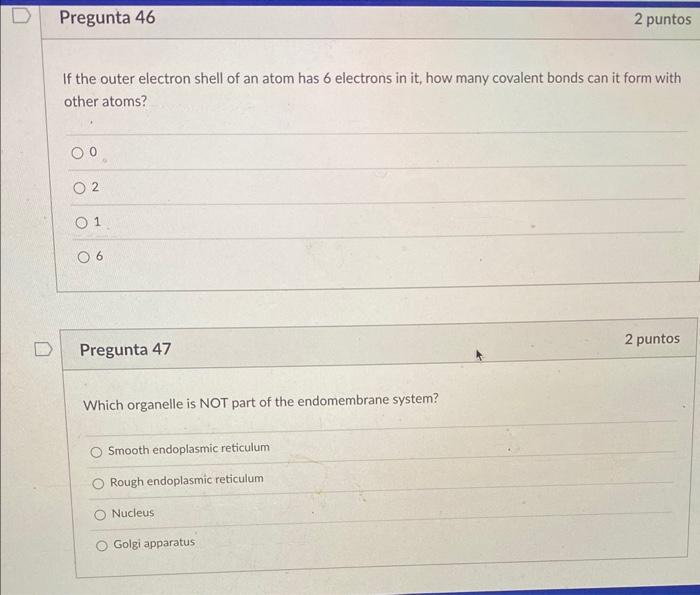 Solved If the outer electron shell of an atom has 6 | Chegg.com
