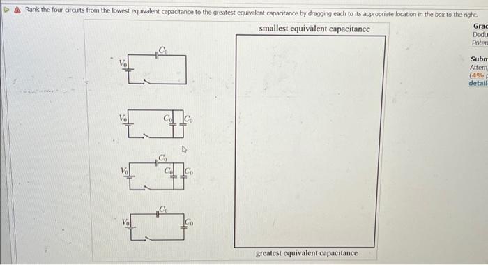 Solved A. Rank the four circuits from the lowest equivalent | Chegg.com