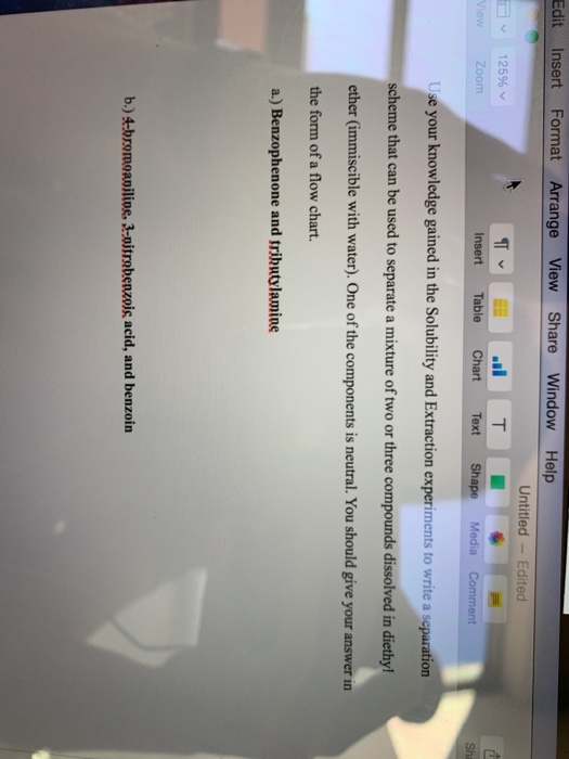 Solved Edit Insert Format Arrange View Share Window Help | Chegg.com