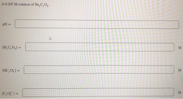 Solved Oxalic acid, H,90,, has acid dissociation constants | Chegg.com