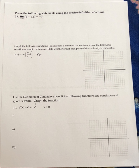 Solved Prove the following statements using the precise | Chegg.com