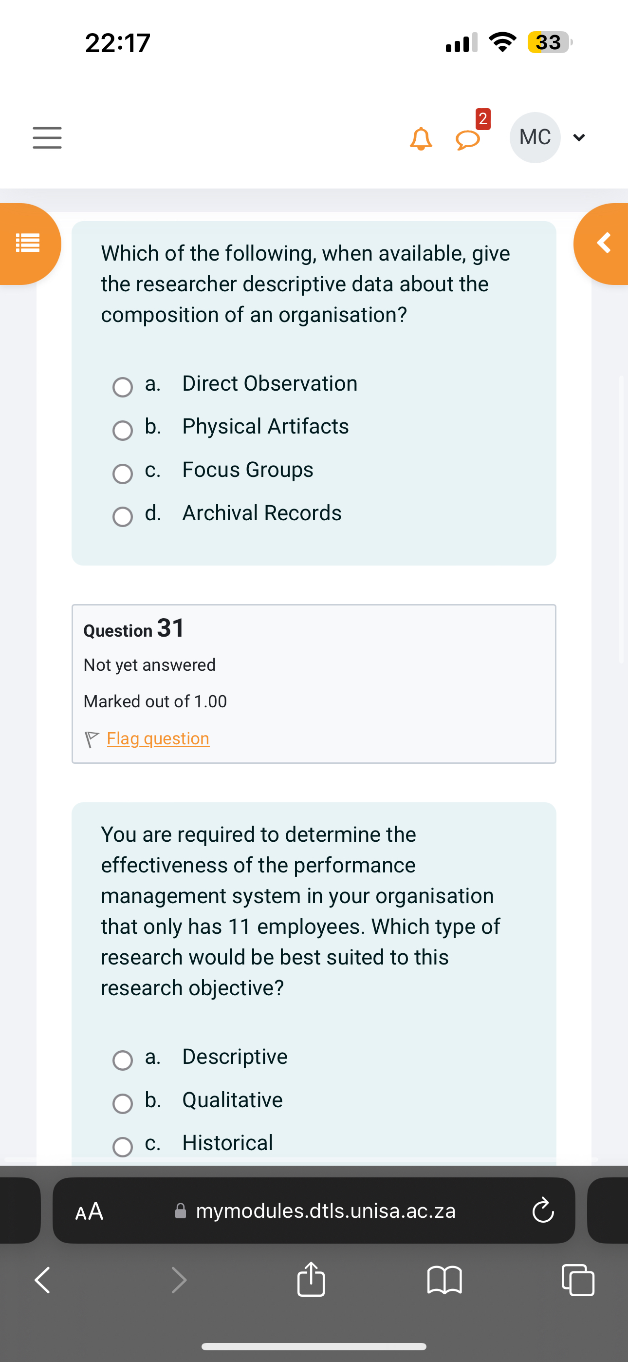 Solved 22:1733Which of the following, when available, give | Chegg.com