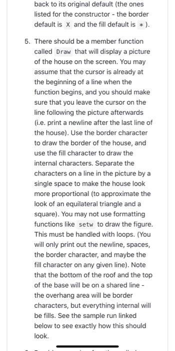 Solved Task You Are To Write A Class Called House Using