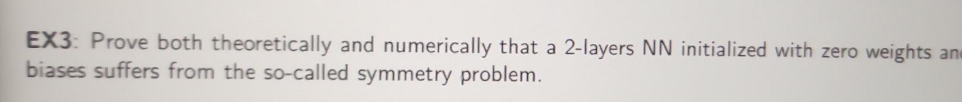 Solved EX3: Prove both theoretically and numerically that a | Chegg.com