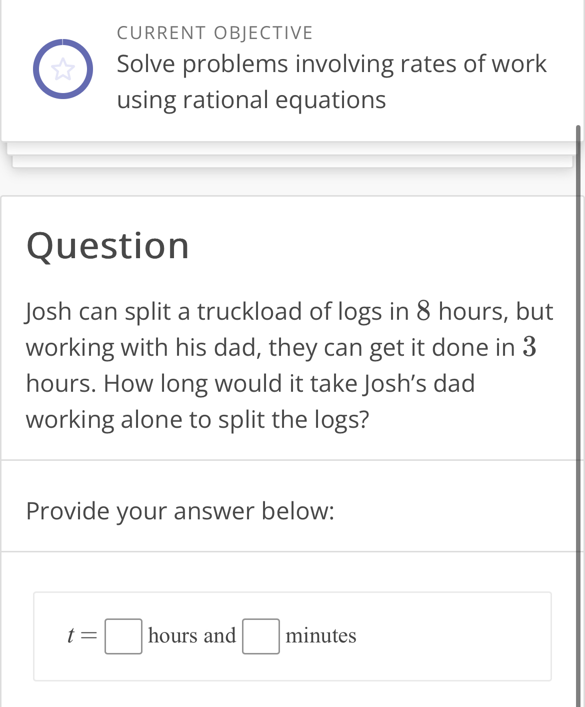 Solved CURRENT OBJECTIVESolve problems involving rates of | Chegg.com