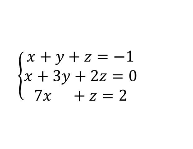 Solved Solve the systems of linear equations using the | Chegg.com