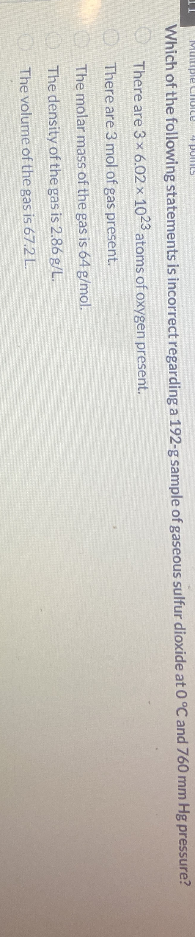 Solved Which of the following statements is incorrect | Chegg.com