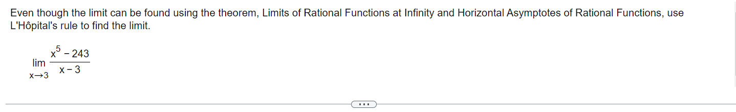 Solved Even though the limit can be found using the theorem, | Chegg.com