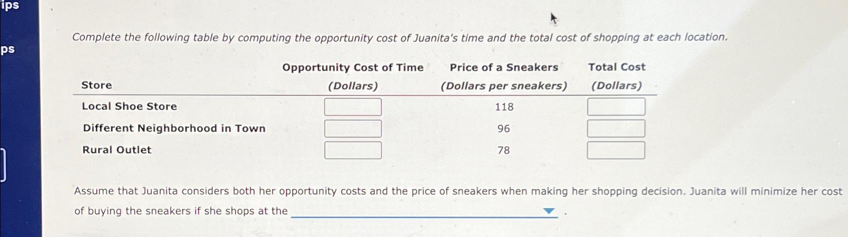 Solved Complete the following table by computing the | Chegg.com