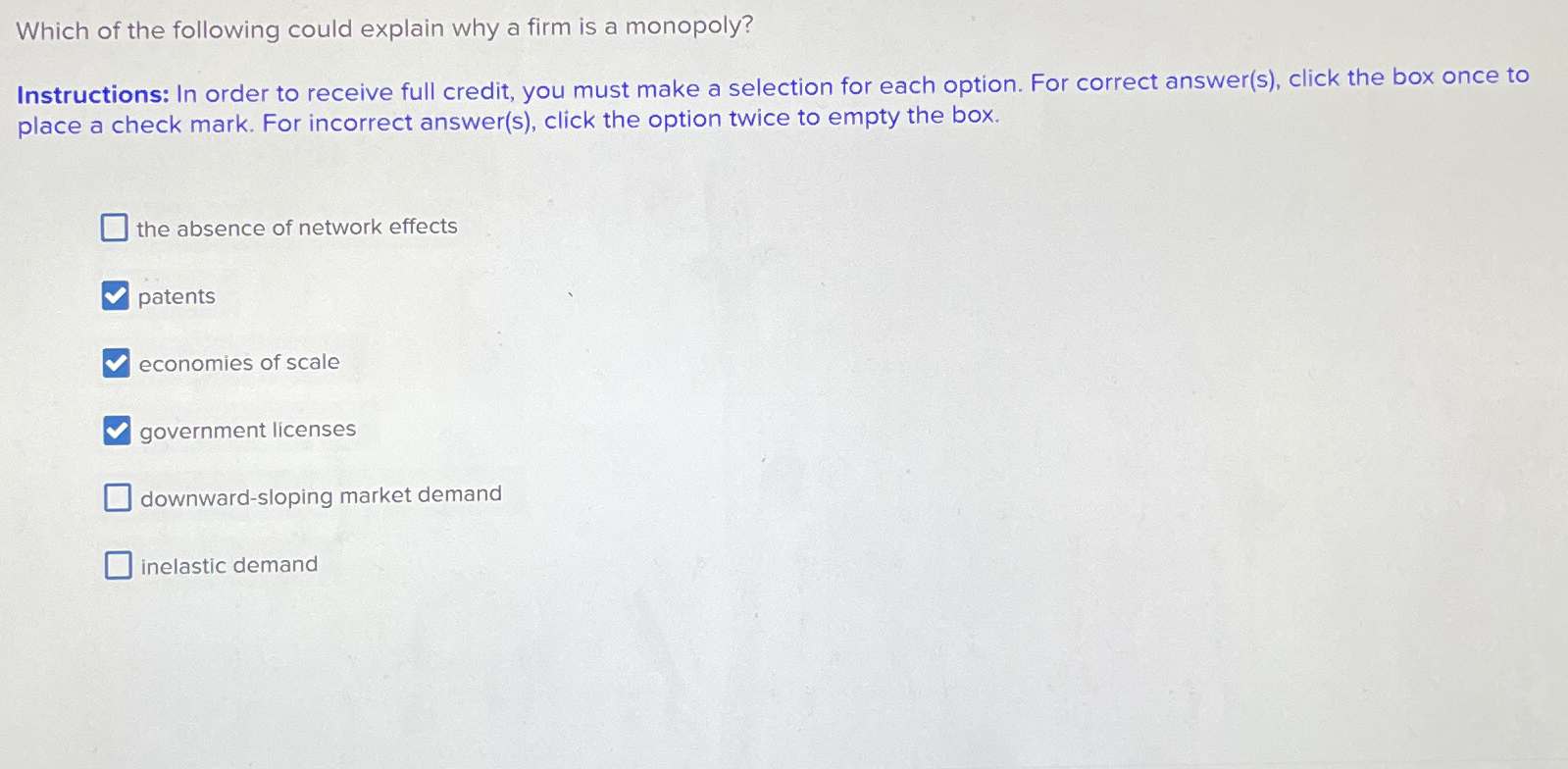 Solved Which of the following could explain why a firm is a | Chegg.com