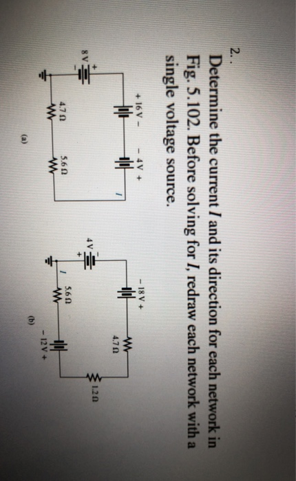 Solved Combine the series voltage sources in Fig. 5.101 into | Chegg.com