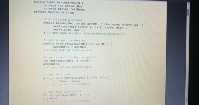 Solved Java Programmingclass To Be Used In Questions 1 And 2