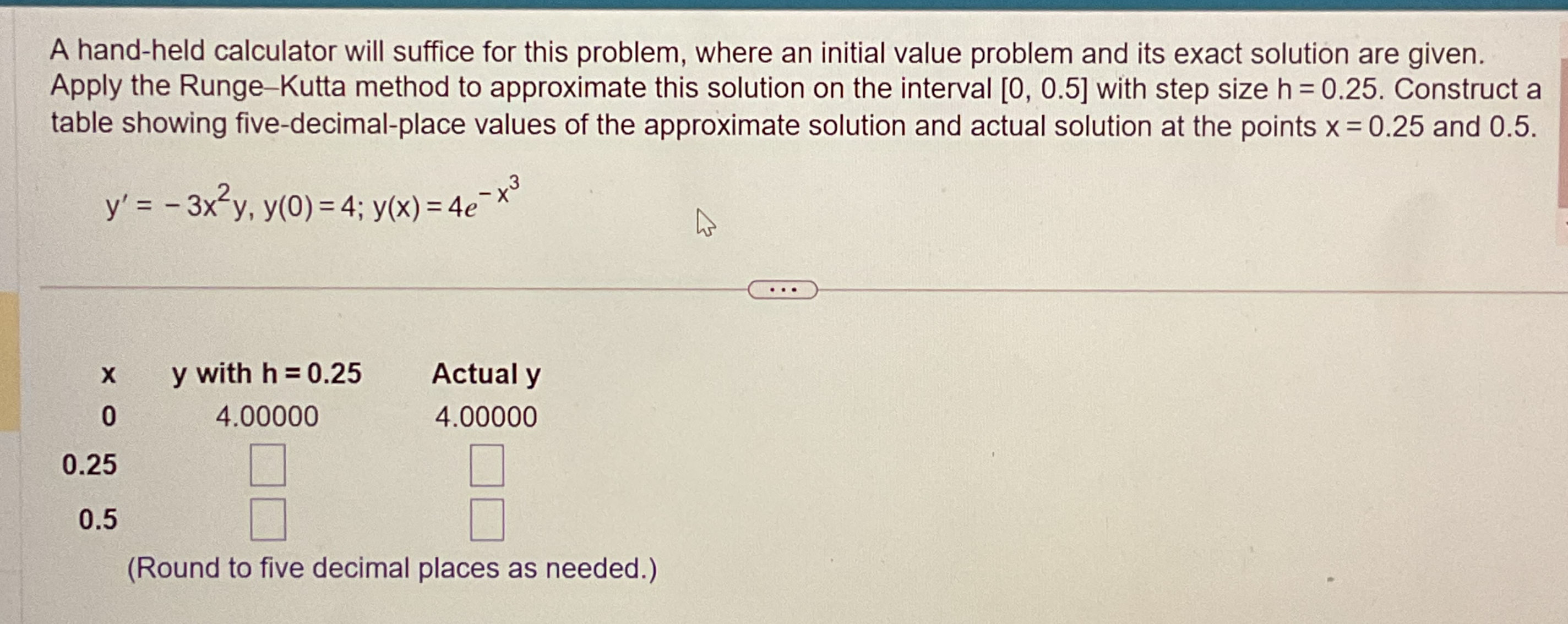 Solved A hand-held calculator will suffice for this problem, | Chegg.com