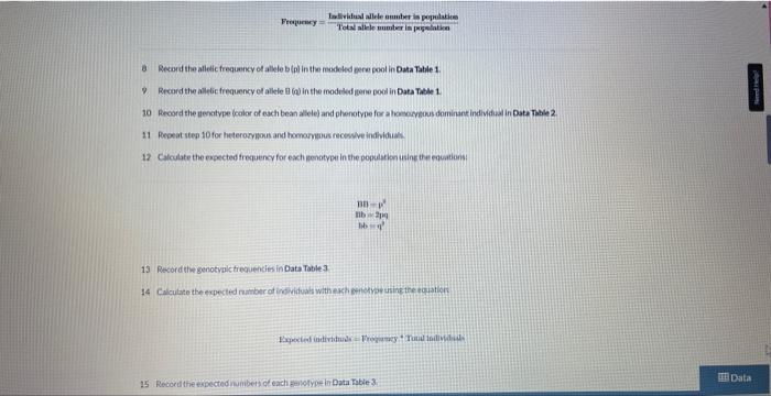 Exercise 2 Modeling Natural Selection only weiert | Chegg.com