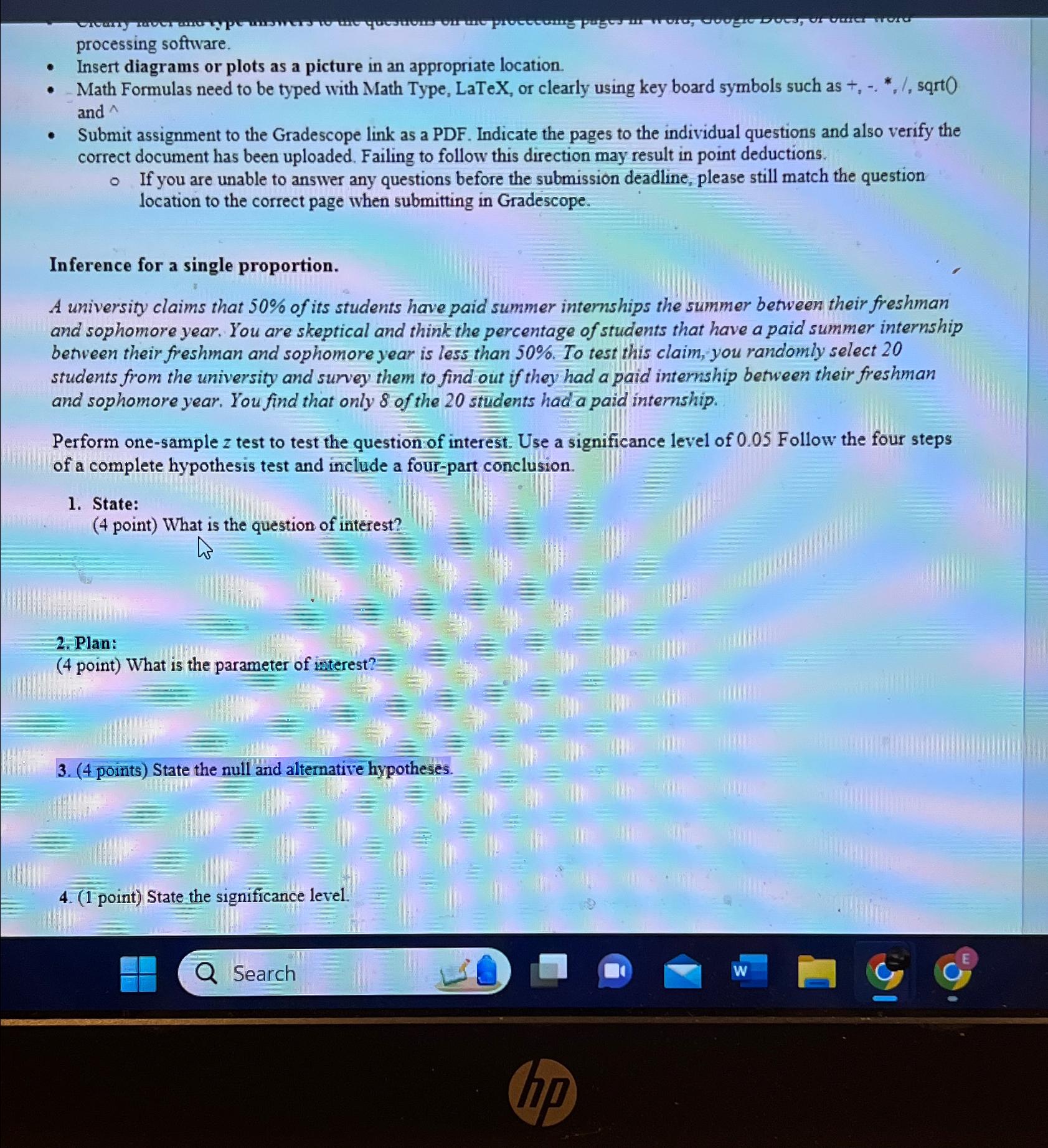 Solved processing software.\\nInsert diagrams or plots as a | Chegg.com