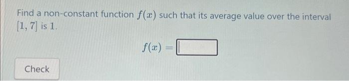 Solved Find a non-constant function f(x) such that its | Chegg.com