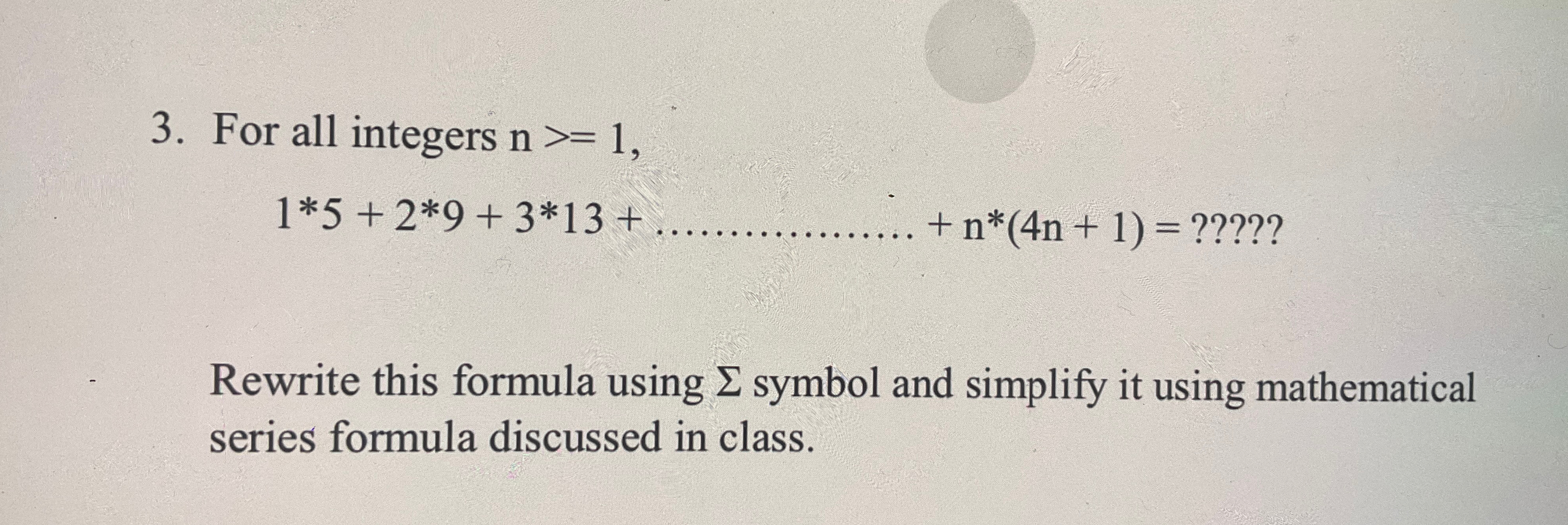 Solved For all integers | Chegg.com