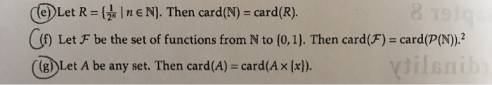 Solved Problem 8.2. Prove each of the following. In each | Chegg.com