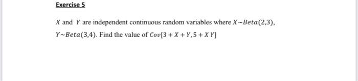 Solved X and Y are independent continuous random variables | Chegg.com