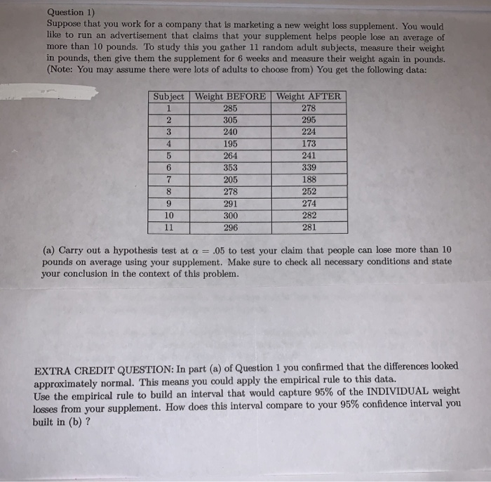 Solved EXTRA CREDIT QUESTION: In part (a) of Question 1 vou | Chegg.com