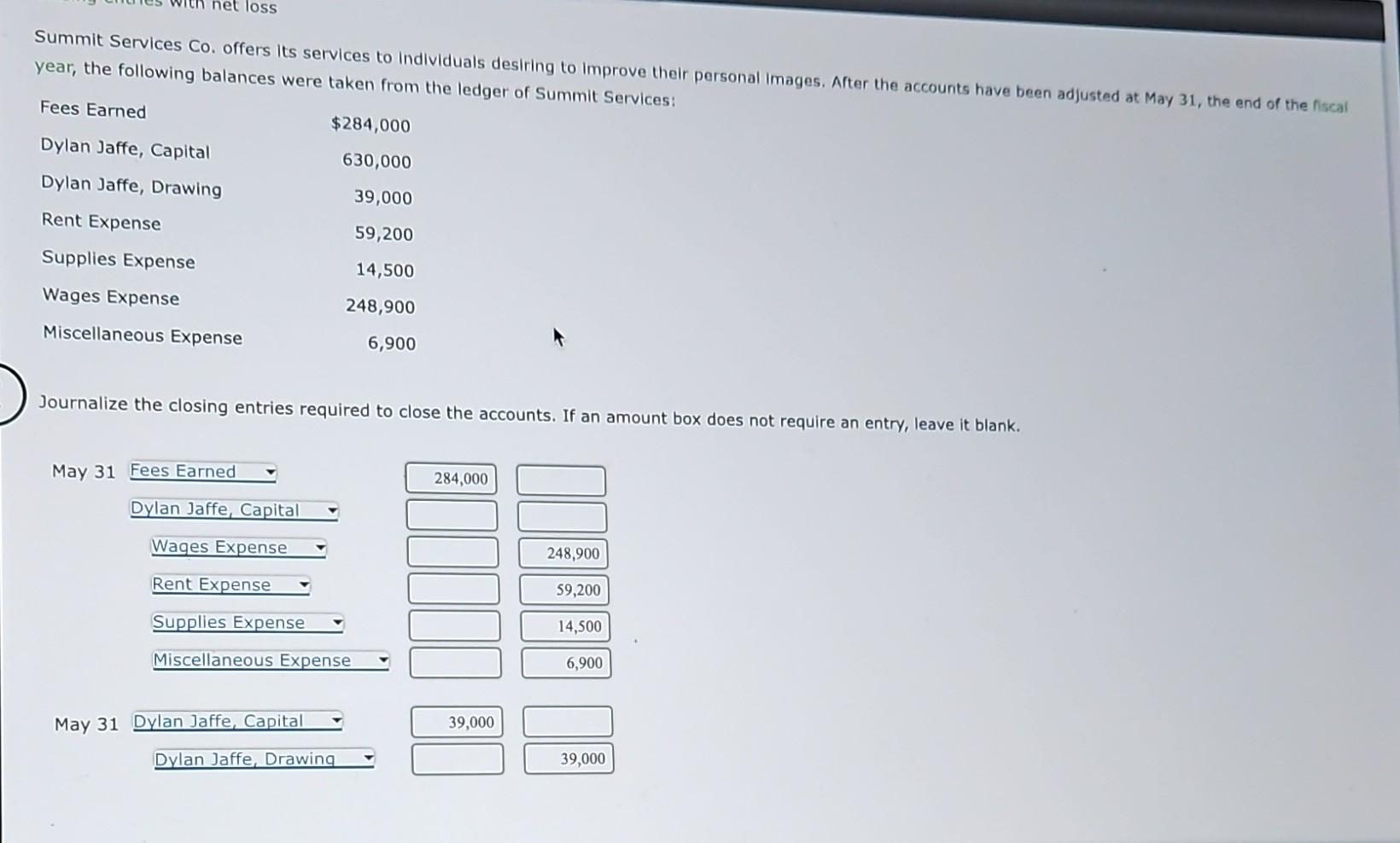 Solved Summit Services Co. offers Its services to | Chegg.com