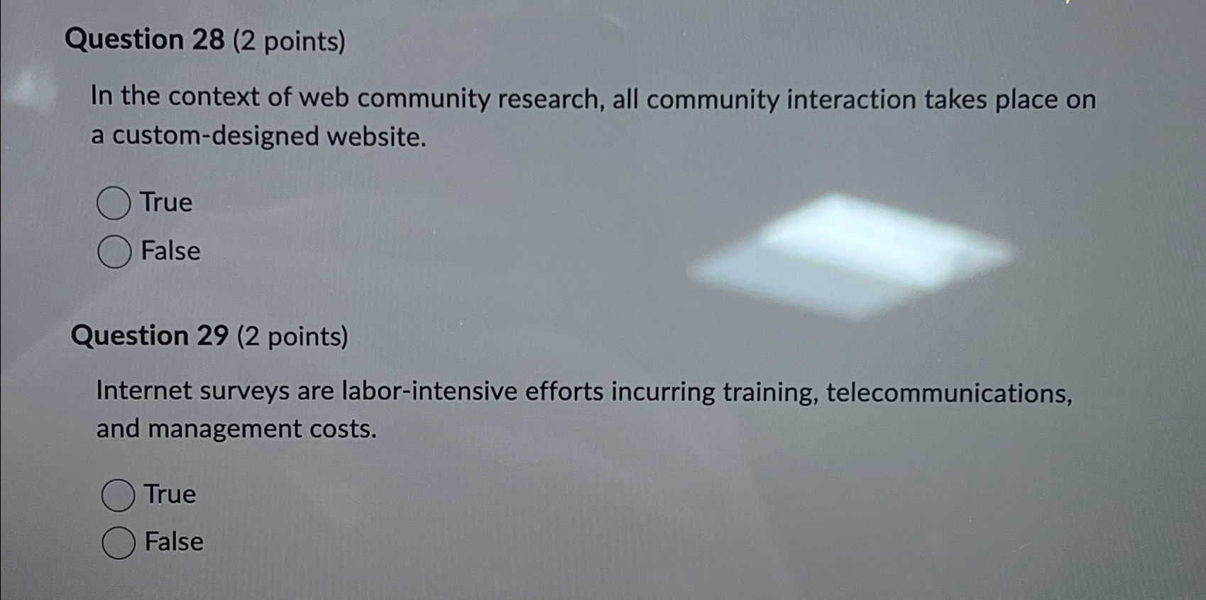 Solved Question 28 (2 ﻿points)In the context of web | Chegg.com
