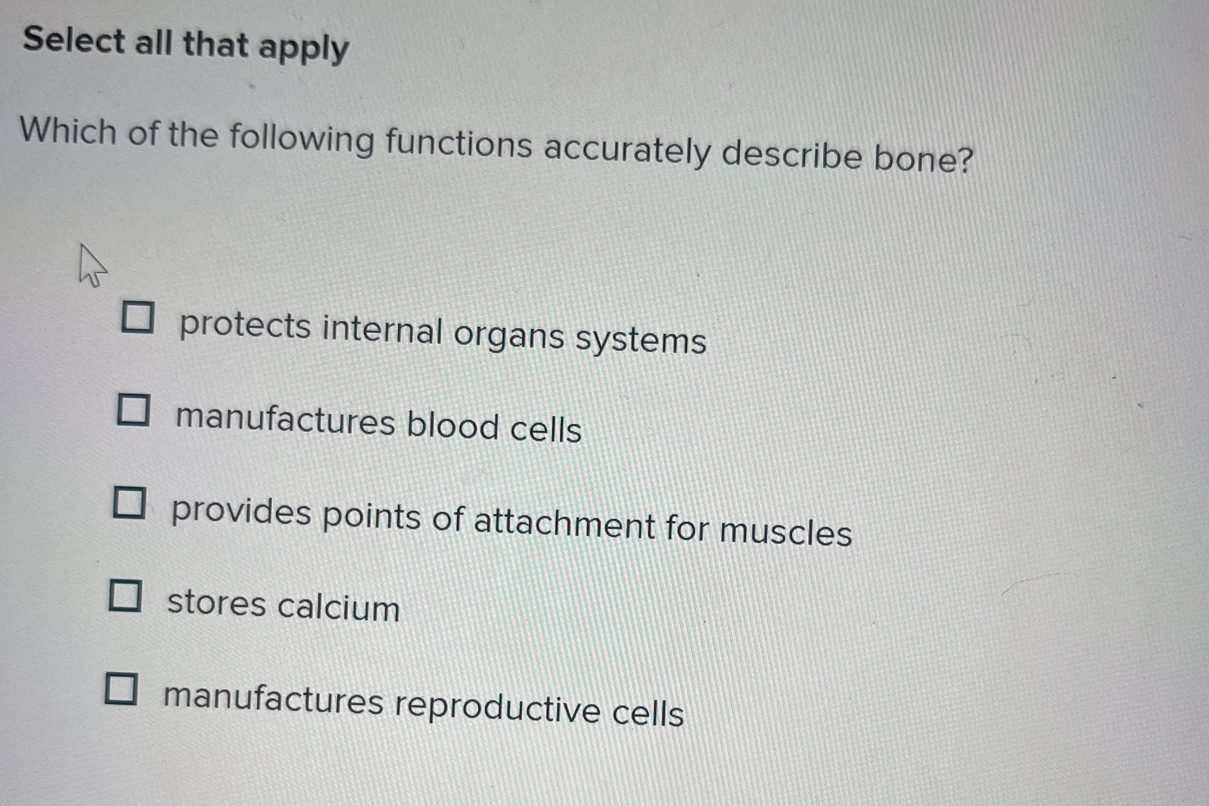 Solved Select all that applyWhich of the following functions | Chegg.com