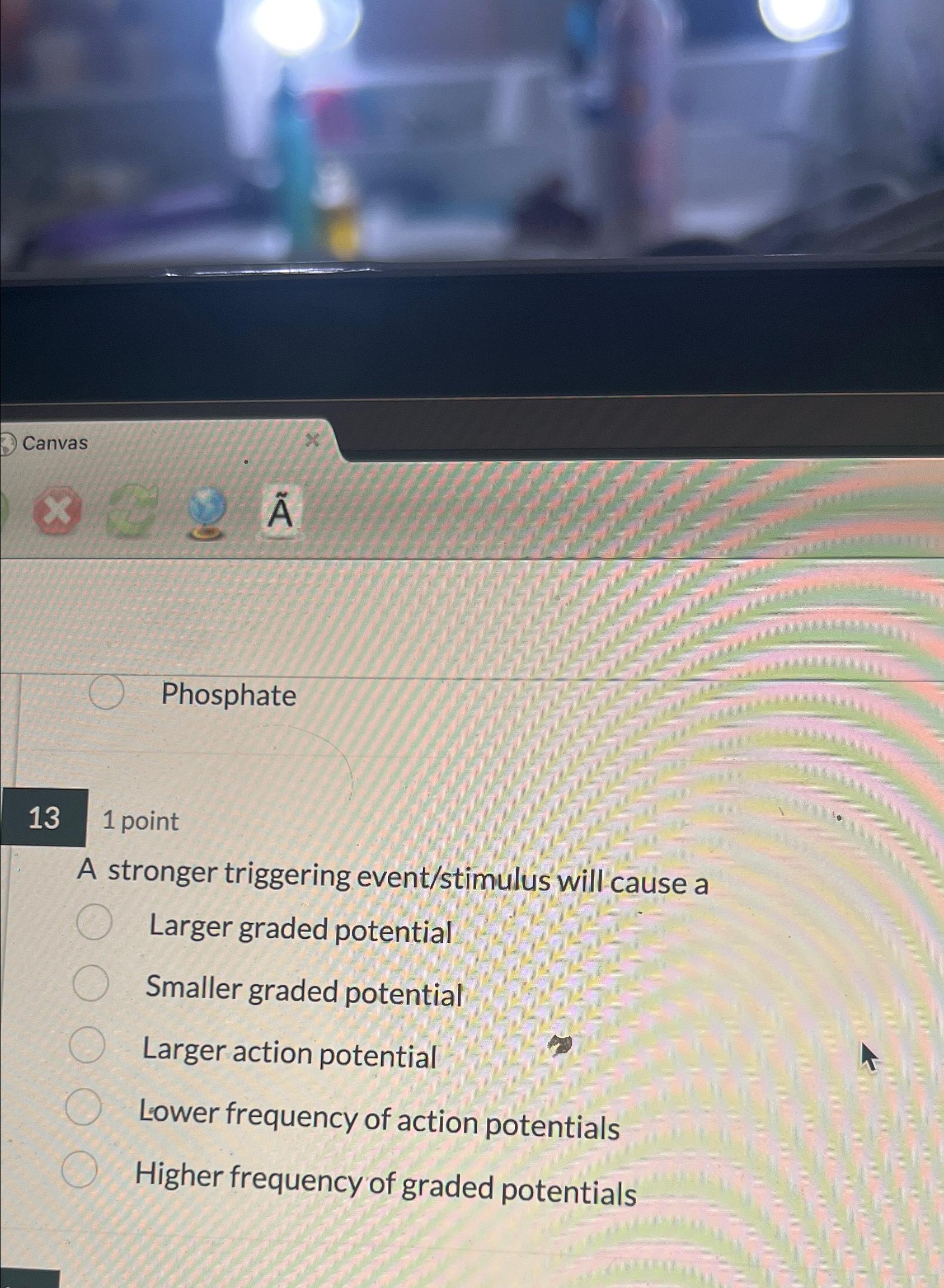 Solved CanvasPhosphate131 ﻿pointA stronger triggering | Chegg.com