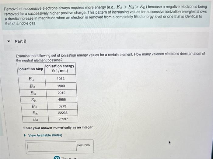 Based on position in the periodic table and electron | Chegg.com