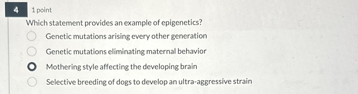 Solved 41 ﻿pointWhich statement provides an example of | Chegg.com