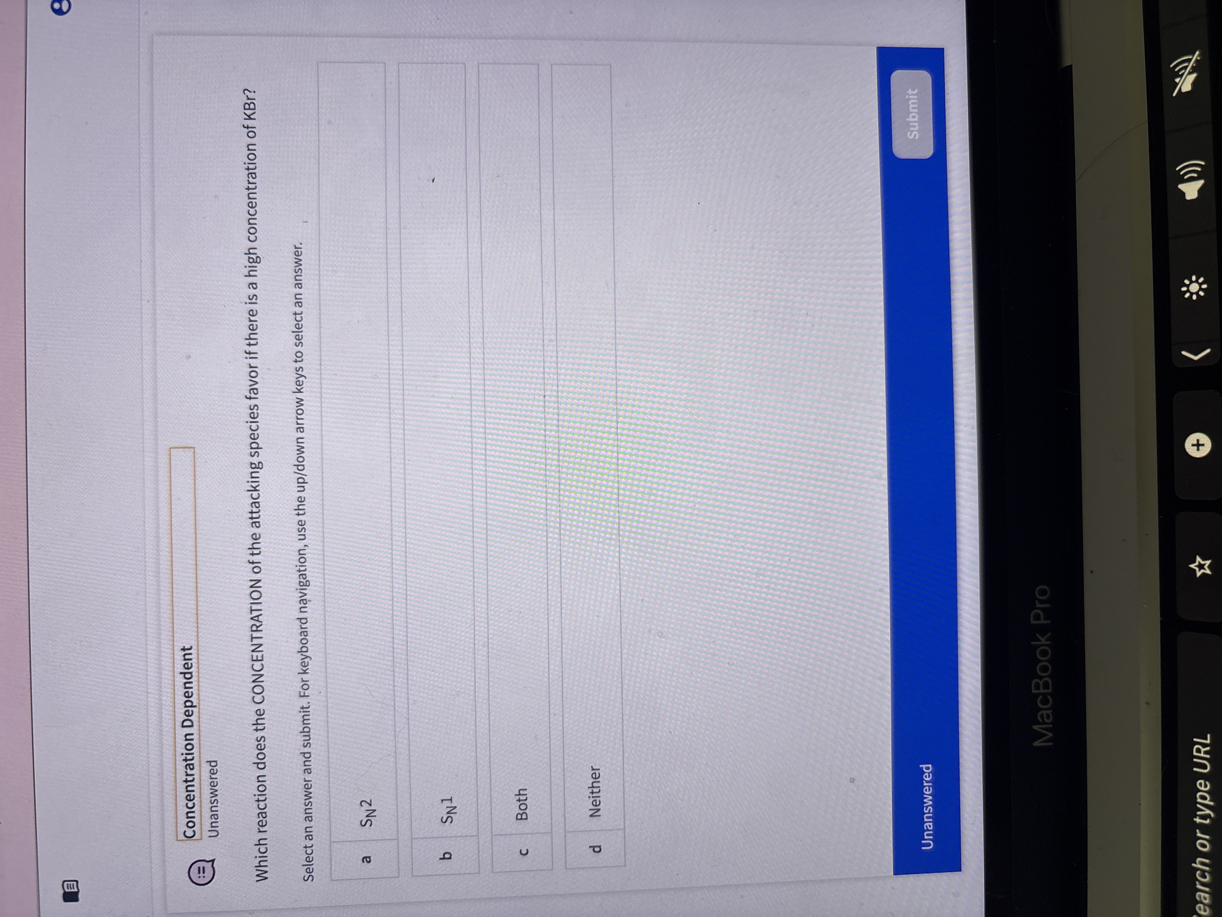 Solved Concentration DependentUnansweredWhich reaction does | Chegg.com