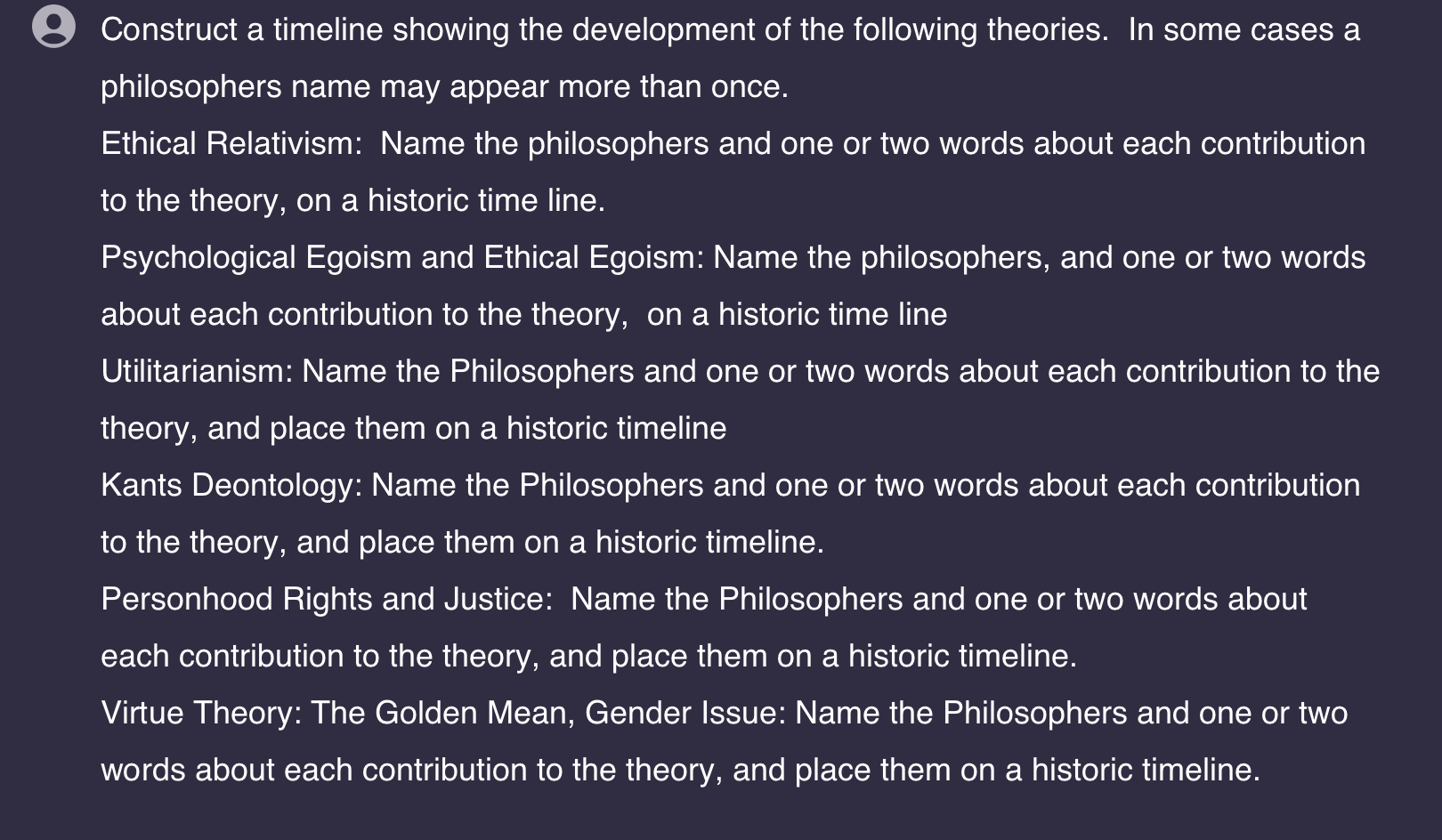 Solved 8 ﻿Construct a timeline showing the development of | Chegg.com
