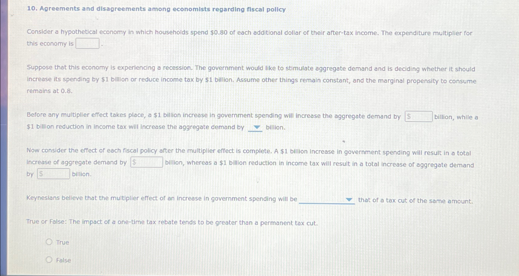 Solved Agreements and disagreements among economists | Chegg.com