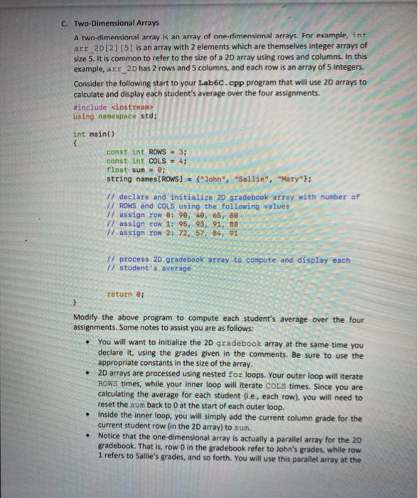 Solved CSCE 1030 Lab 6 . . General Guidelines: (for ALL of | Chegg.com