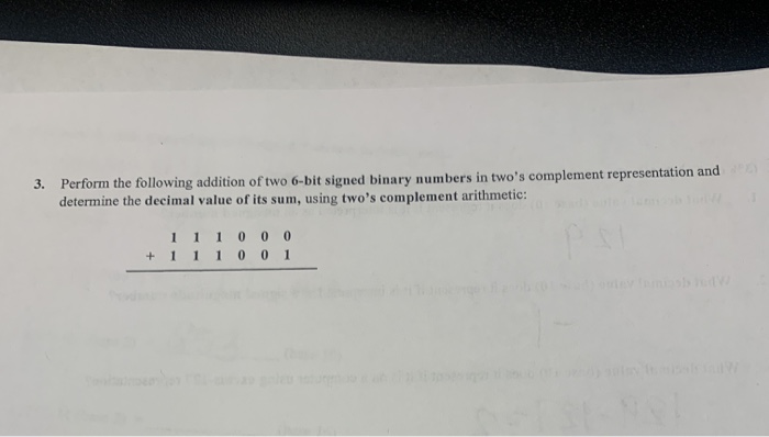 Solved (3% each → 15%) Consider the following 8-bit binary | Chegg.com