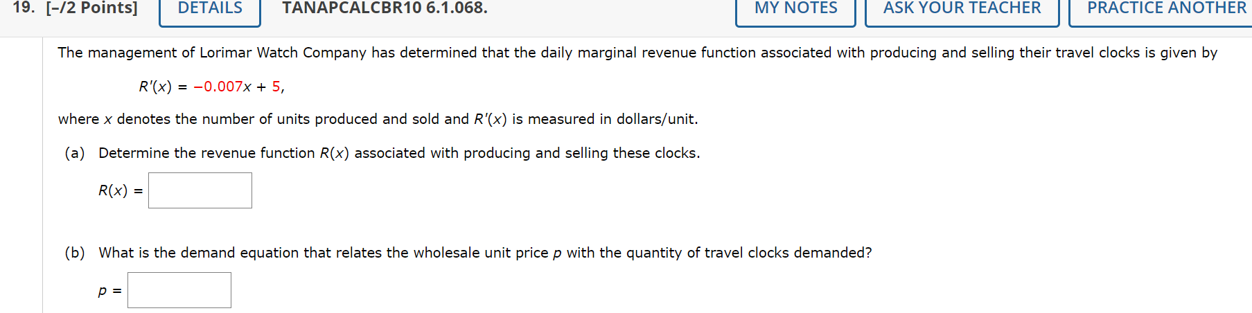 Solved The management of Lorimar Watch Company has | Chegg.com