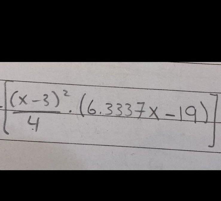 Solved (X-3)² (6.3337X-19)] 19) 4 | Chegg.com
