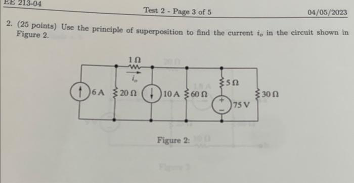 2. (25 points) Use the principle of superposition to | Chegg.com