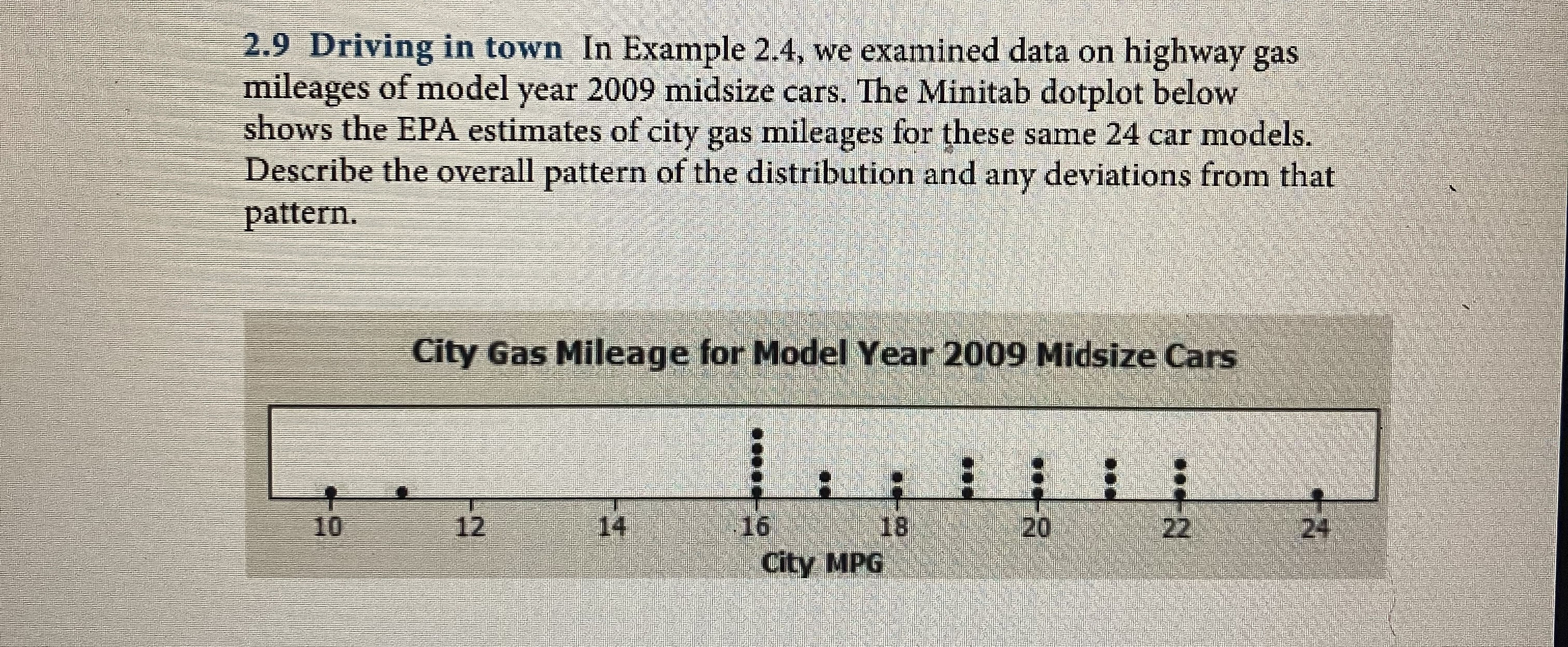 2.9 ﻿Driving in town In Example 2.4, ﻿we examined | Chegg.com