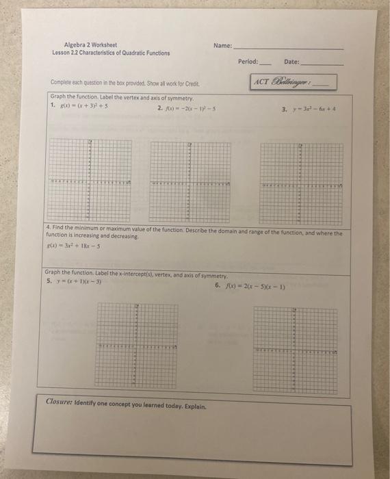 Solved Domplete each question in the box providod Show all | Chegg.com