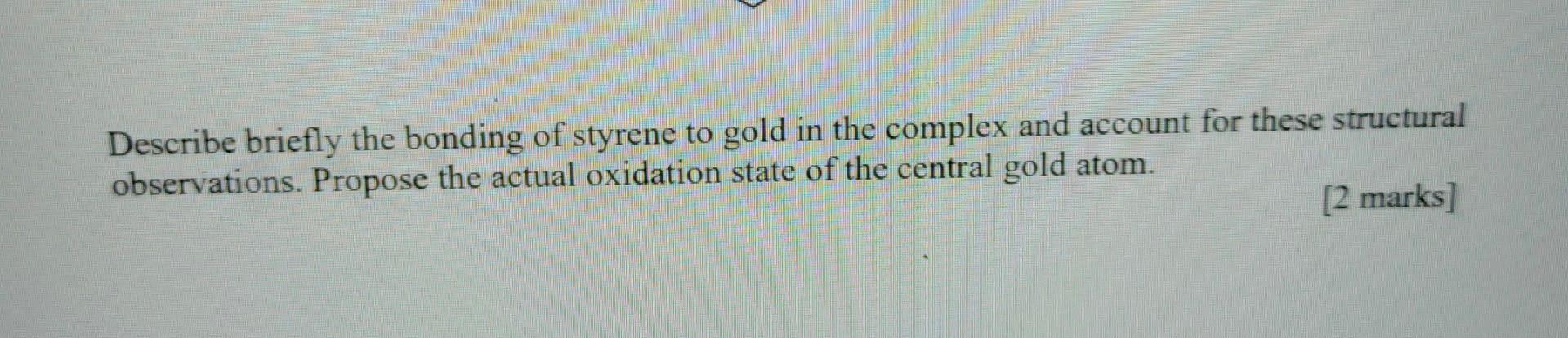 Solved Q5. The solid-state structure of the cationic complex | Chegg.com