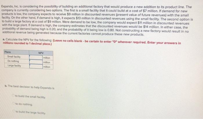 Solved A company has a factory that is designed so that it | Chegg.com